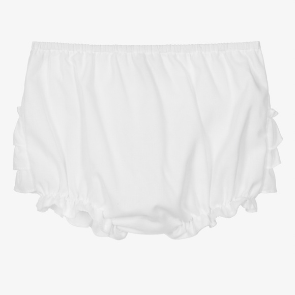 Sarah Louise | Accessories | Nwt Ruffly White 325 Bloomer Sarah Louise ...